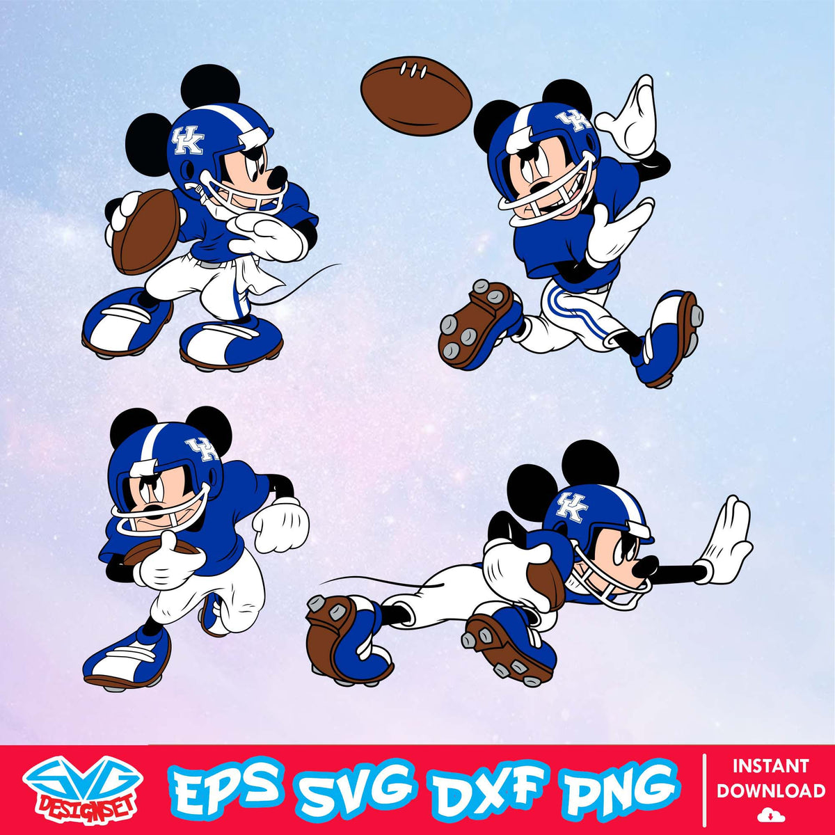Kentucky Wildcats Mickey Mouse Disney SVG, NCAA SVG, Disney SVG, Vecto