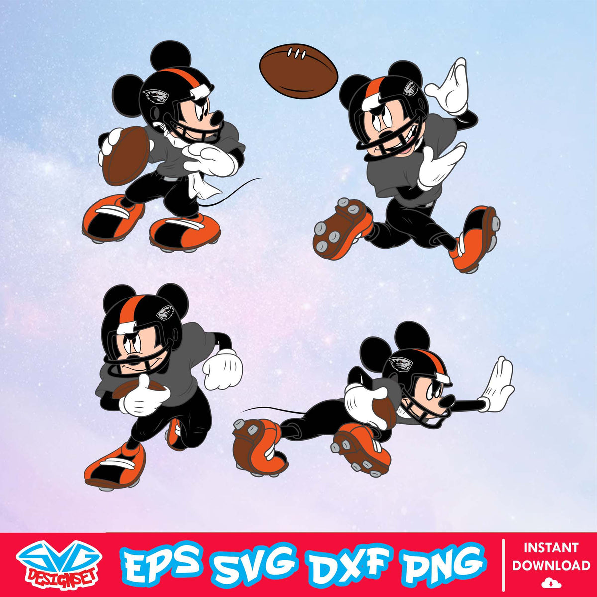 Oregon State Beavers Mickey Mouse Disney SVG, NCAA SVG, Disney SVG, Ve
