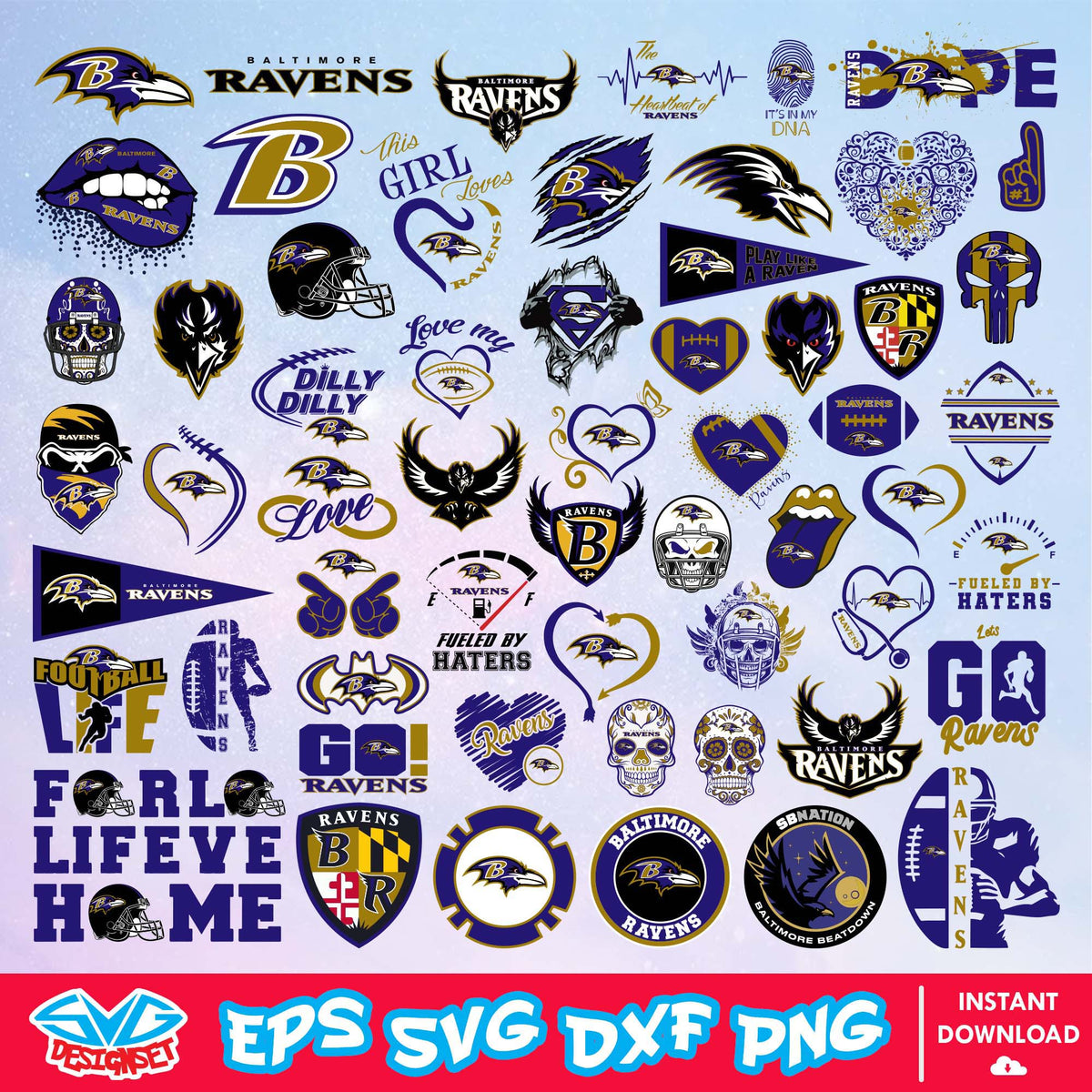 Baltimore Ravens Svg, National Football League Svg, NFL Svg, NFL Team