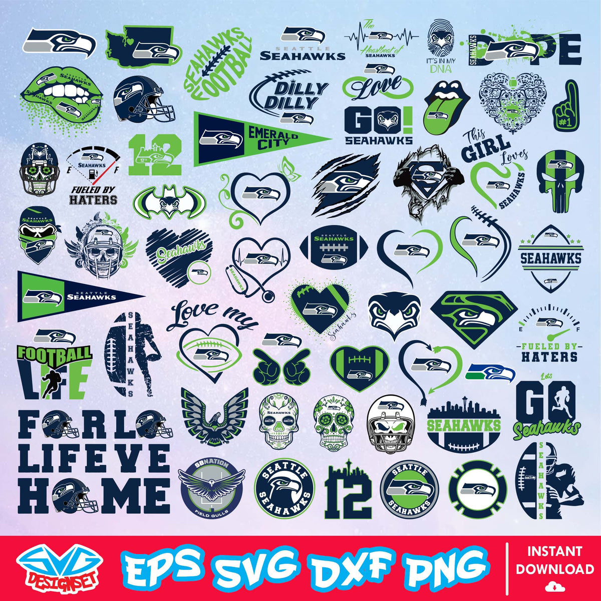 Seattle Seahawks Svg, National Football League Svg, NFL Svg, NFL Team